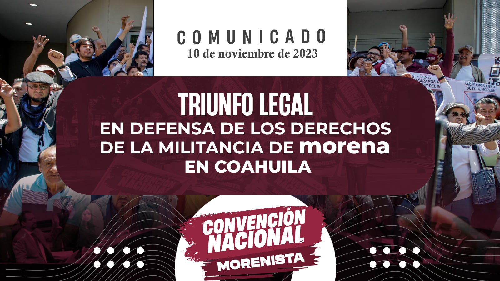 Triunfo legal en defensa de los derechos de la militancia de Morena en Coahuila